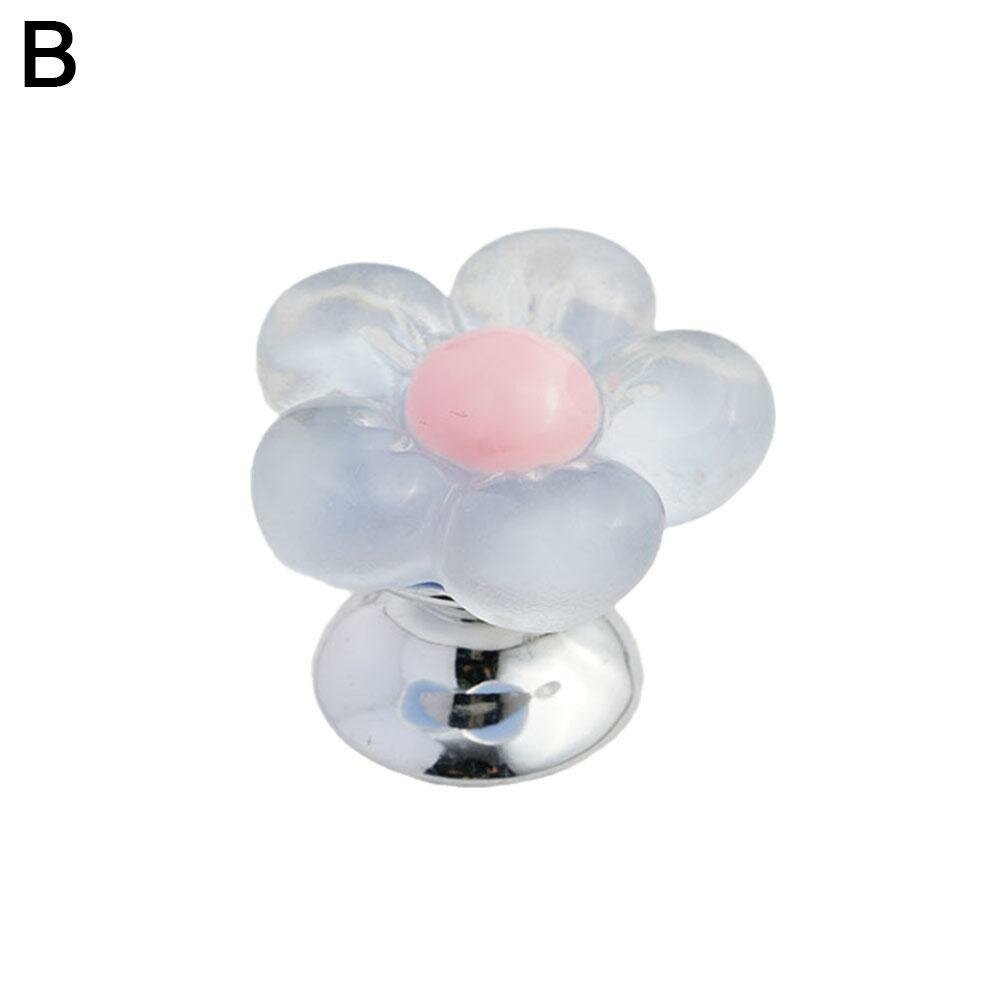 Симпатичная кнопка бачка унитаза в форме цветка