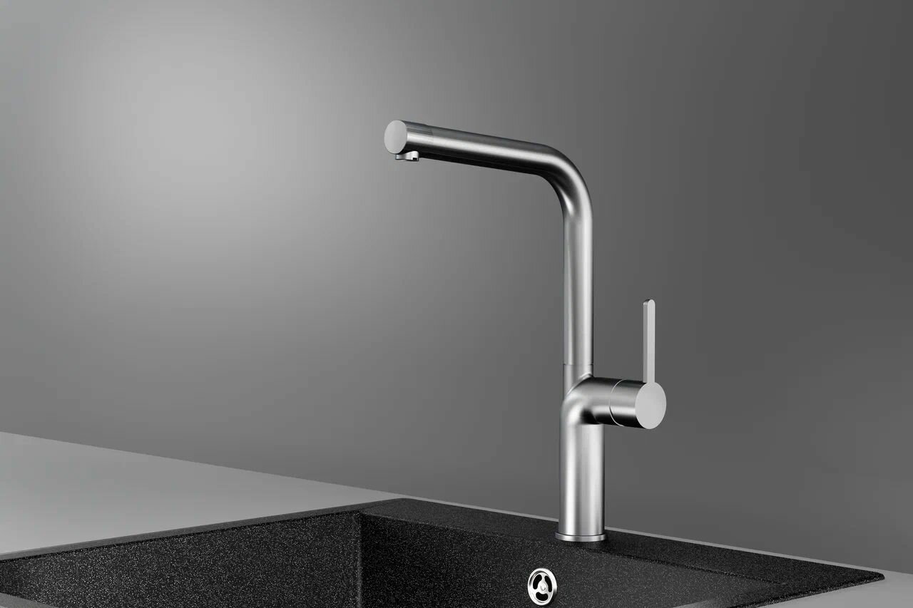 Смеситель GRANULA 9502 нерж