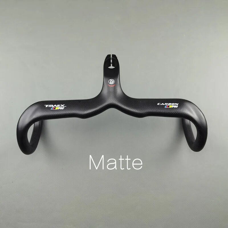 TMAEX Карбоновый руль для шоссейного велосипеда 400/420/440 мм Matte 100x400mm