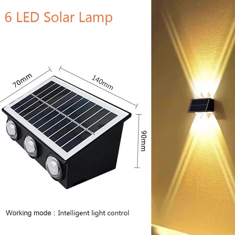 Солнечный прожектор NIMIMOON 4/6/8 LED 6LEDs