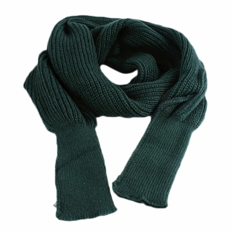 Женский вязаный плед-пончо с рукавами, темно - зеленый