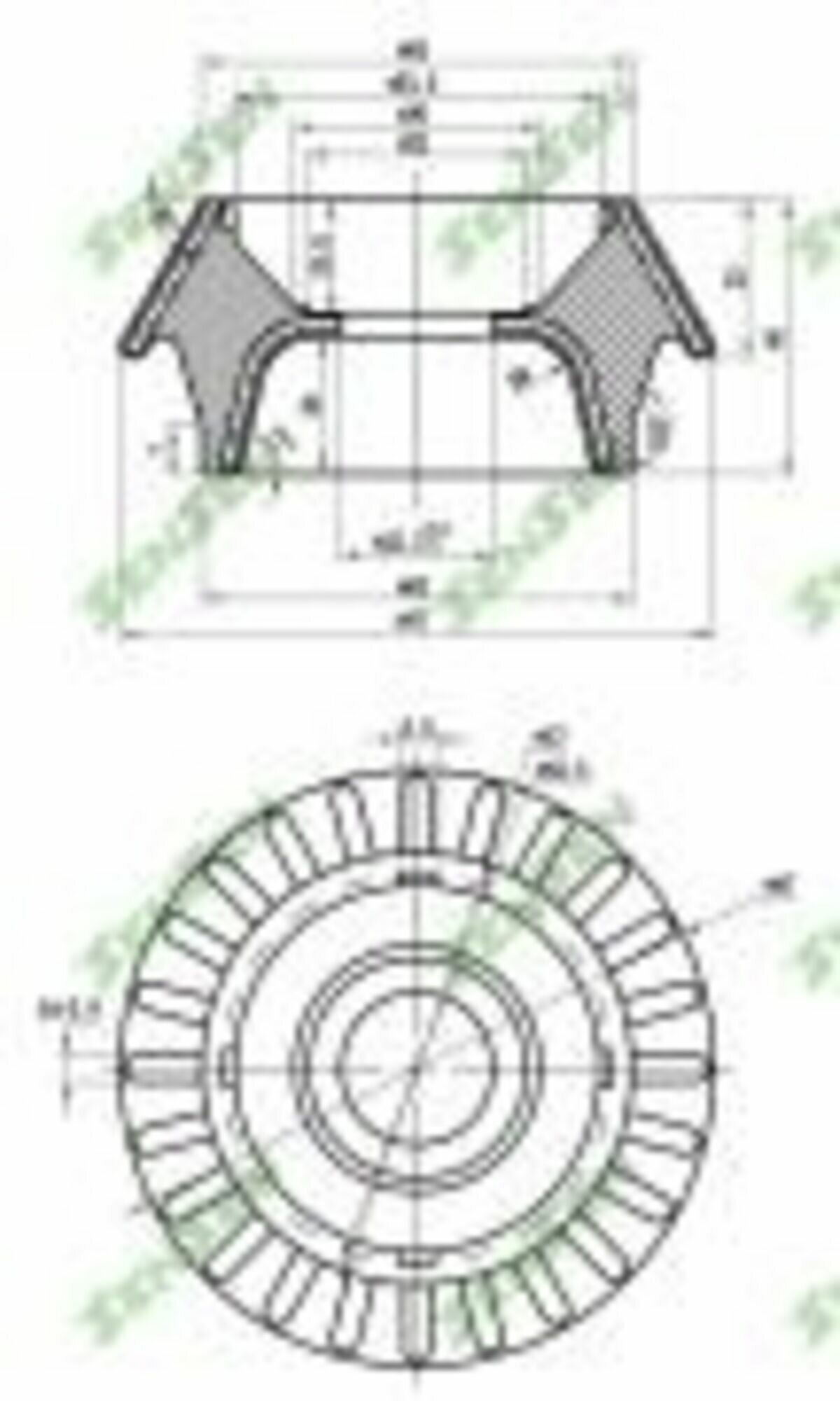 Опора Амортизатора Chevrolet (Aveo T250, T255) Front(Sensen M61003)