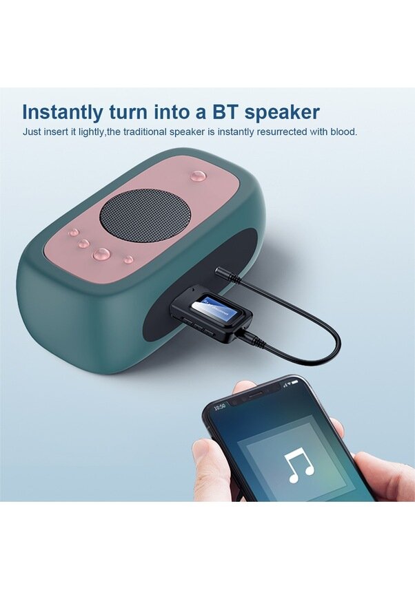 Беспроводной адаптер Bluetooth 5.0, передатчик и приемник звука, разъем Aux 3,5 мм, 2 в 1 USB-адаптер Bluetooth для ЖК-телевизора, ПК