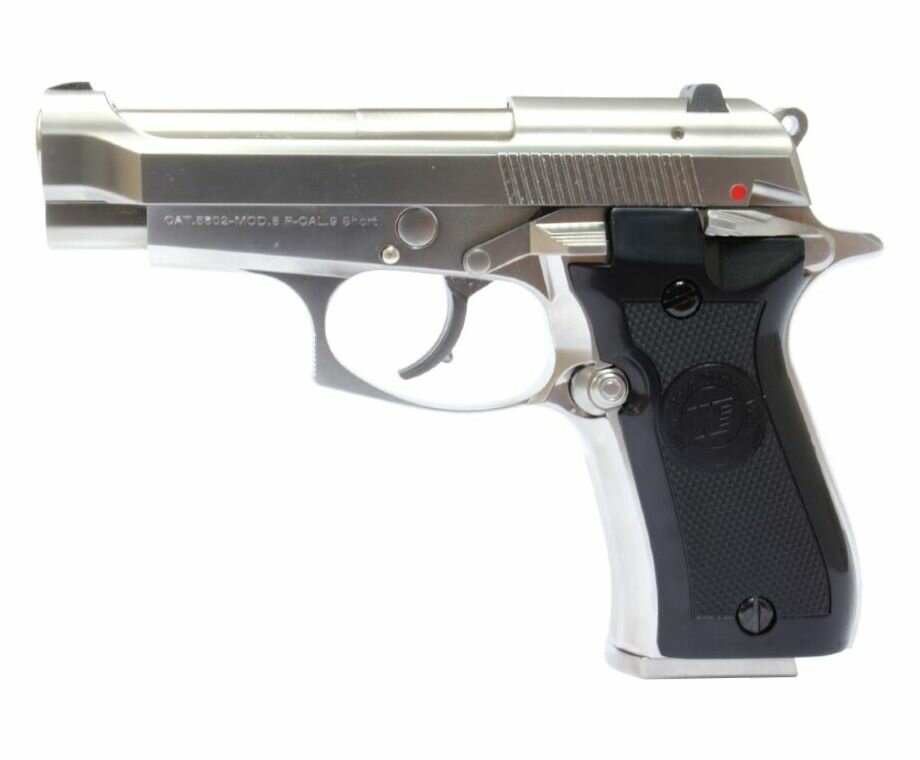 Страйкбольный пистолет "WE" Beretta M84 GBB Silver / WE-M013-SV