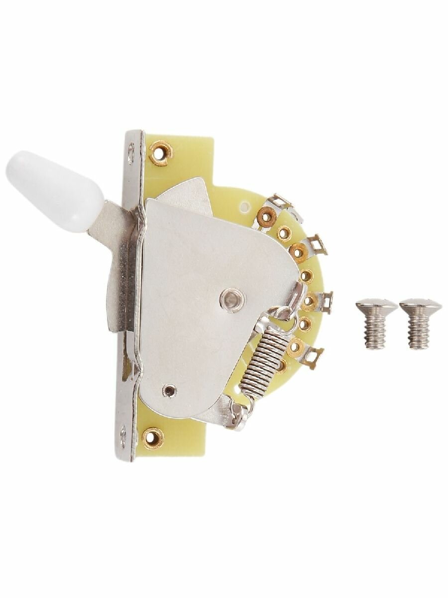 5-Позиционный Рычажный Переключатель Для Электрогитары ST SQ Белого Цвета