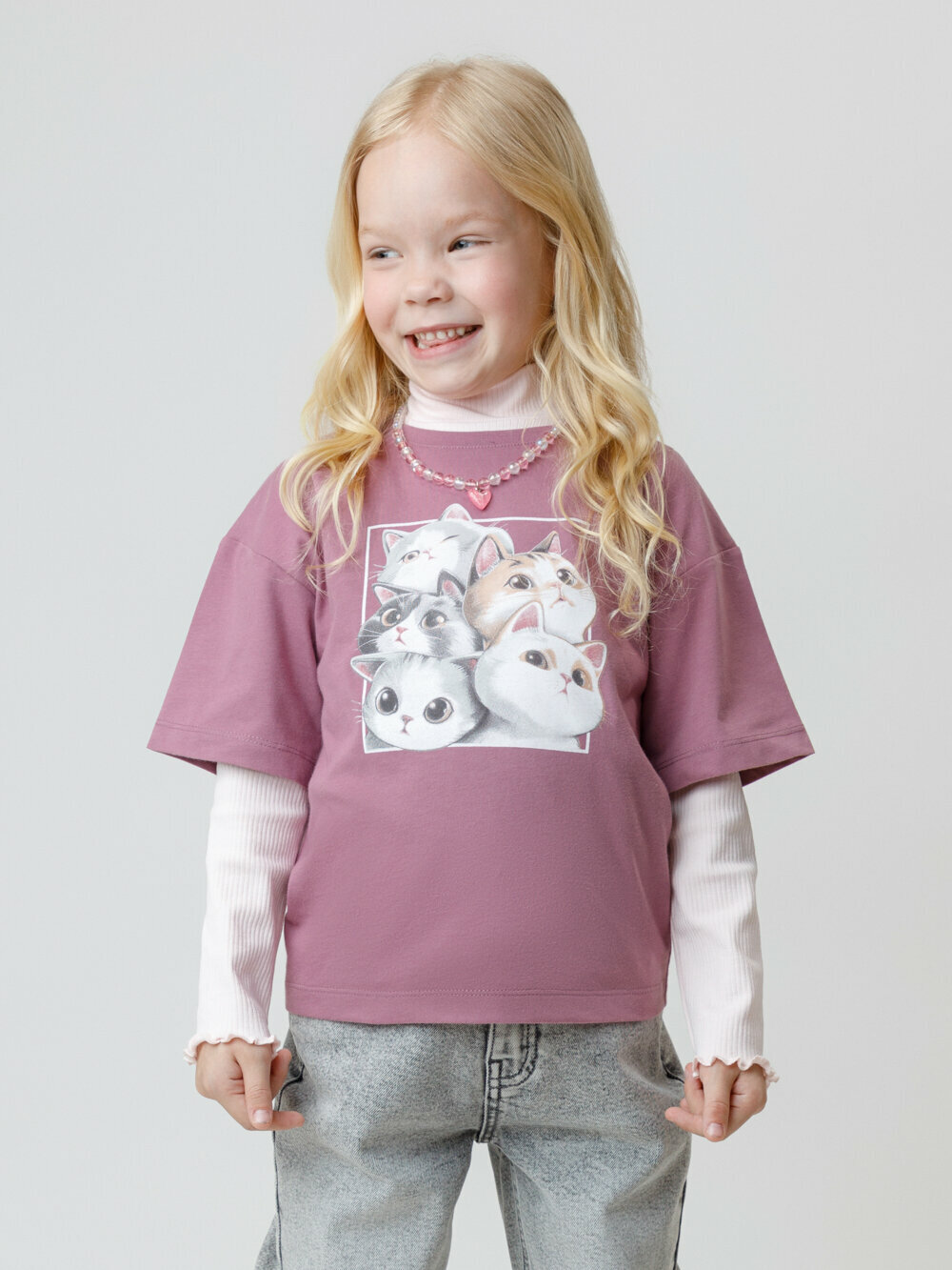 Футболка КР 302828/темная орхидея к593