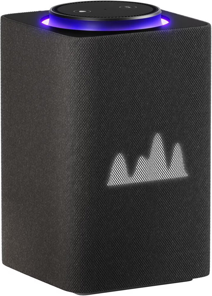 Колонка Яндекс "Станция Макс", Zigbee, беспроводная, пульт ДУ, чёрный