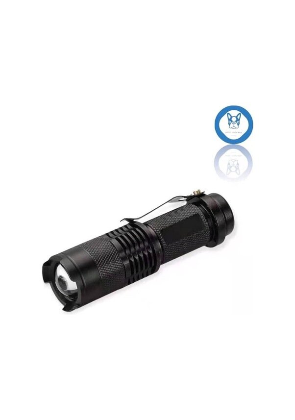 Мощный перезаряжаемый светодиодный фонарь Cree, яркость 6000 люмен, прочное и портативное решение для освещения, черный цвет