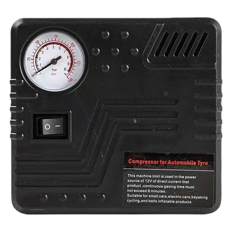 Насос воздушный Square air pump, для автомобильных шин, 12В, 120Вт