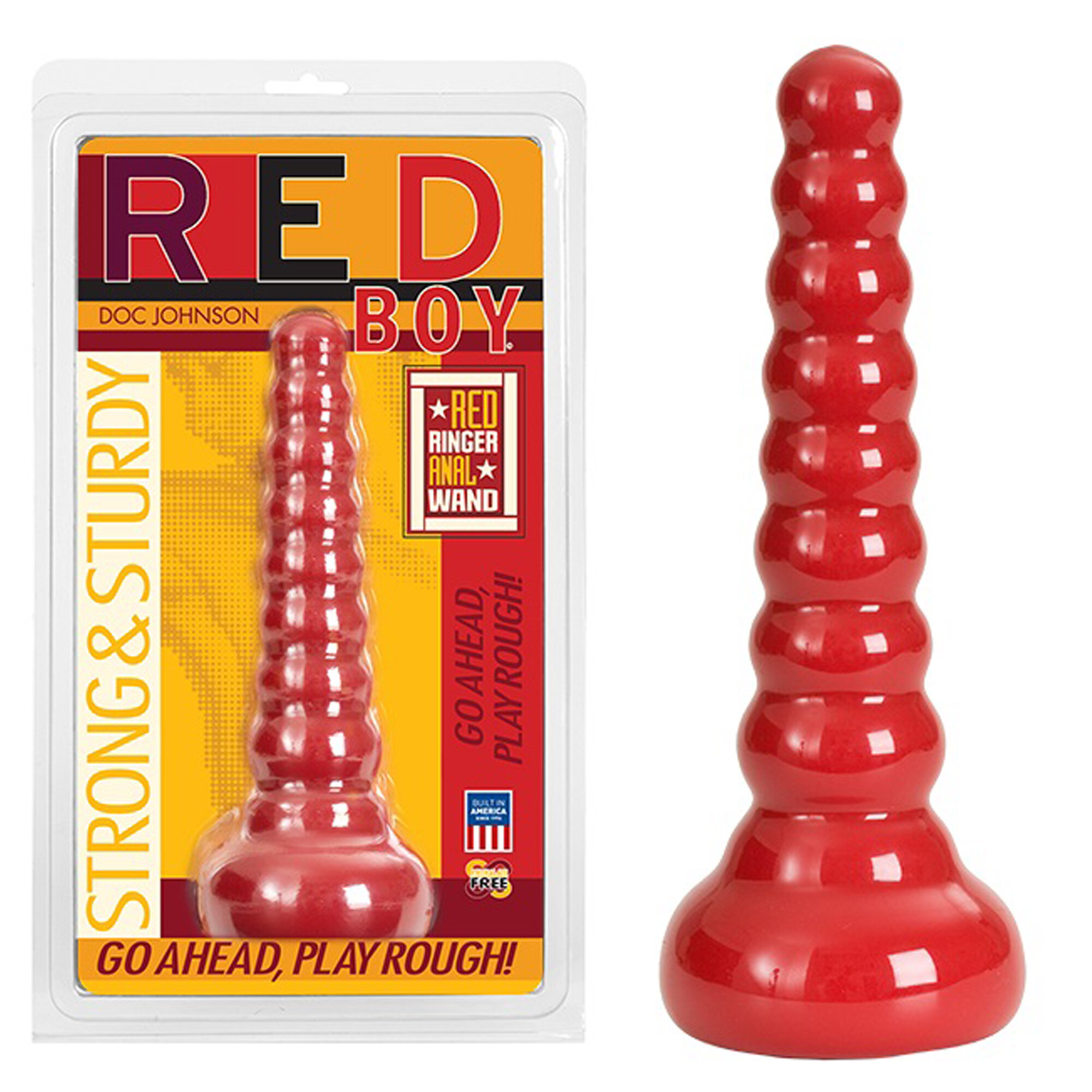 Анальный фаллоимитатор Red Boy - Anal Wand Butt Plug (21, Ø 4.4 см)