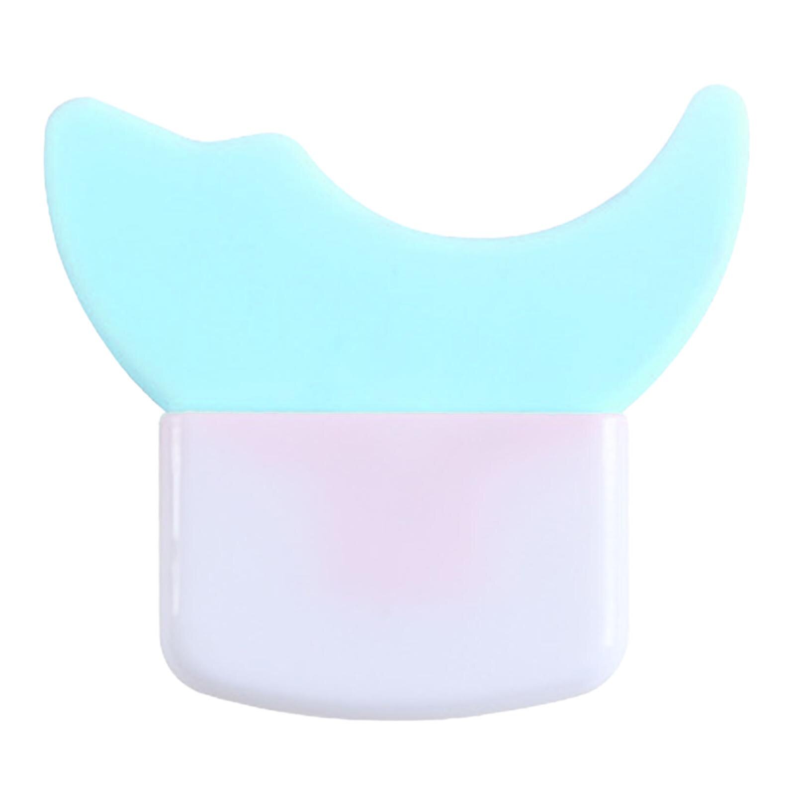 Силиконовый аппликатор для ресниц, перегородка, предотвращающая появление остатков косметики, безопасная для кожи, защитная маска для ресниц, синий цвет