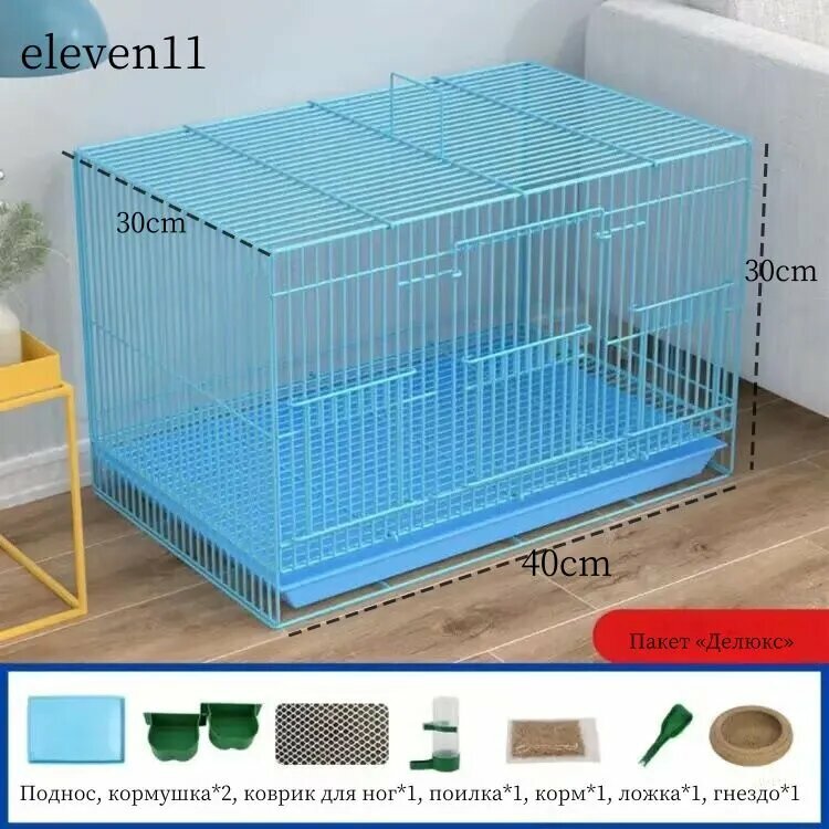 Большие, средние и маленькие клетки, подходящие для кур, попугаев, перепелов и других птиц.