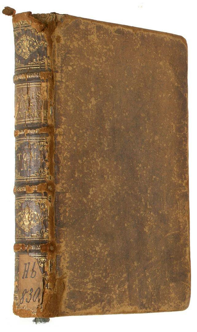 Les essais de Michel, seigneur de Montaigne / Сочинения Мишеля, сеньора Монтеня (Том 5, 1727 год)