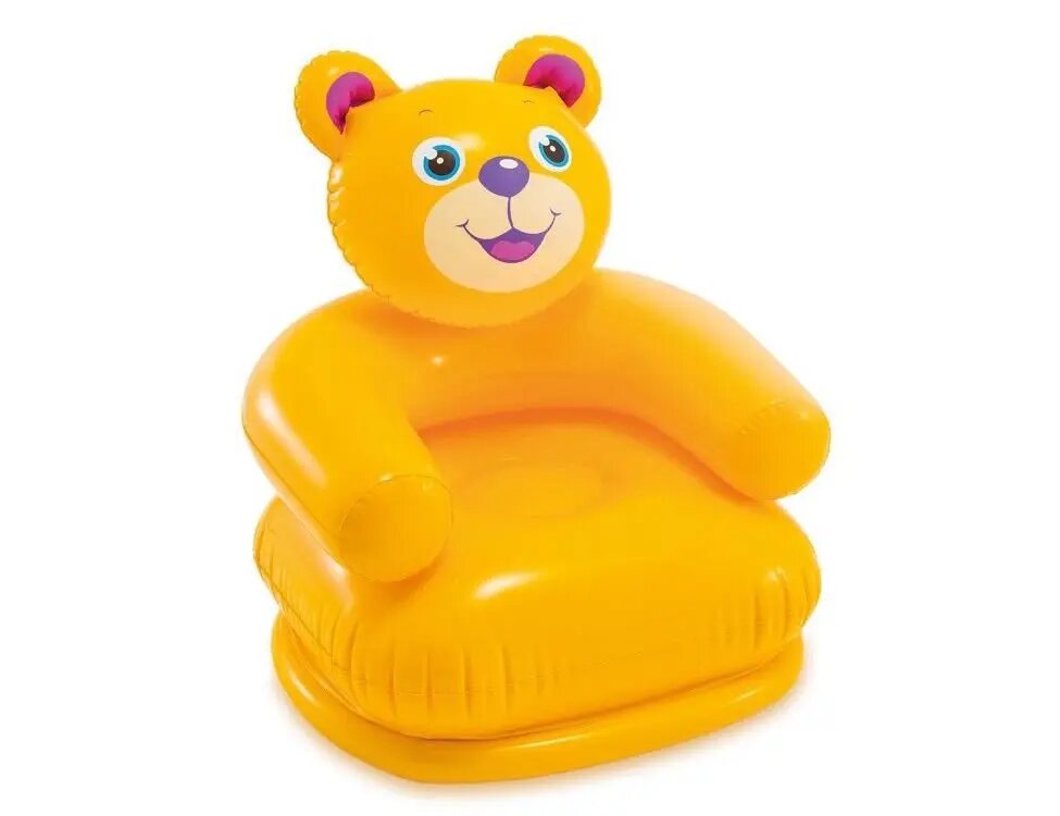 Детское надувное кресло Intex Happy Animal Chair Медвежонок, 65х64х79 см, 3-8 лет, Intex