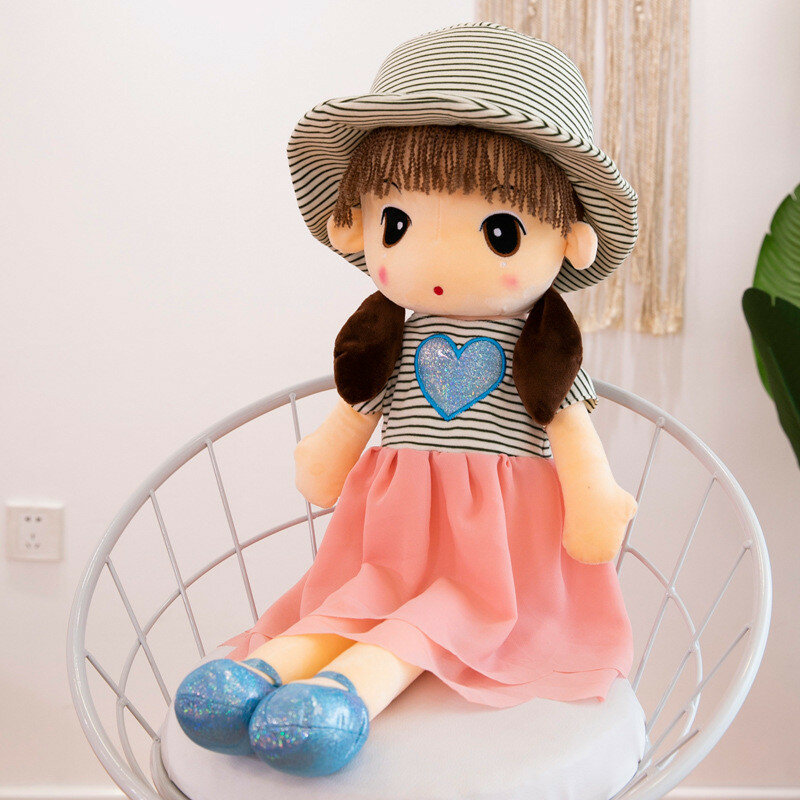 Мягкая игрушка-фея с наполнением из пены и хлопка, ультра-нежная, кристальный бархат