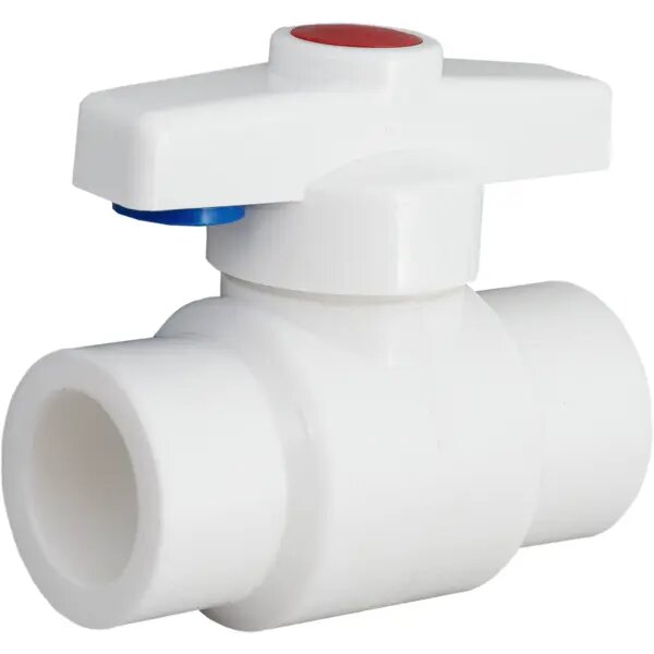 Кран шаровой РВК 20 мм стандартный проход полипропилен