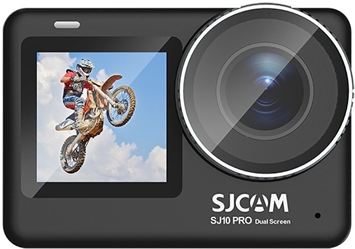 Экшн-камера SJCAM SJ10 PRO Dual Screen, 4K, 12 МП, двойная стабилизация, 2 экрана