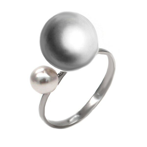 Кольцо, серебро, 925 проба, родирование, жемчуг