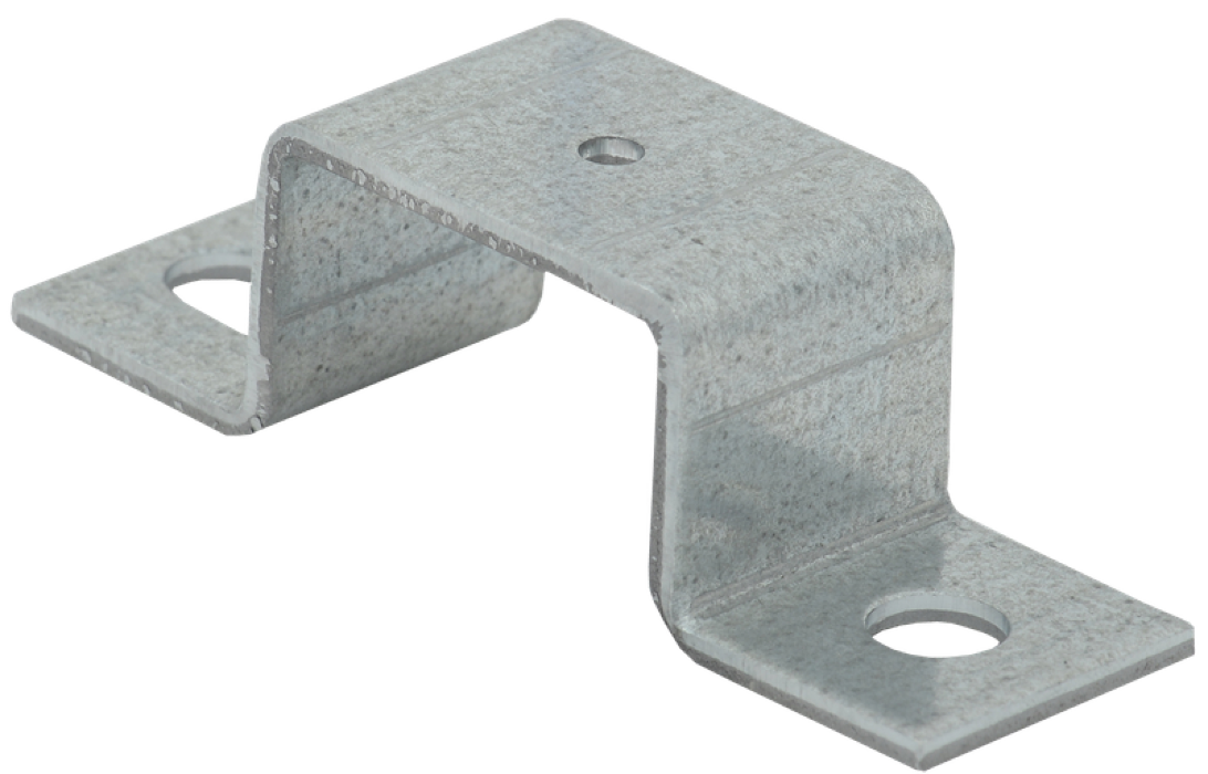 Кронштейн крепежный IEK / ИЭК для установки DIN-рейки, из оцинкованной стали, высота 20мм / крепеж