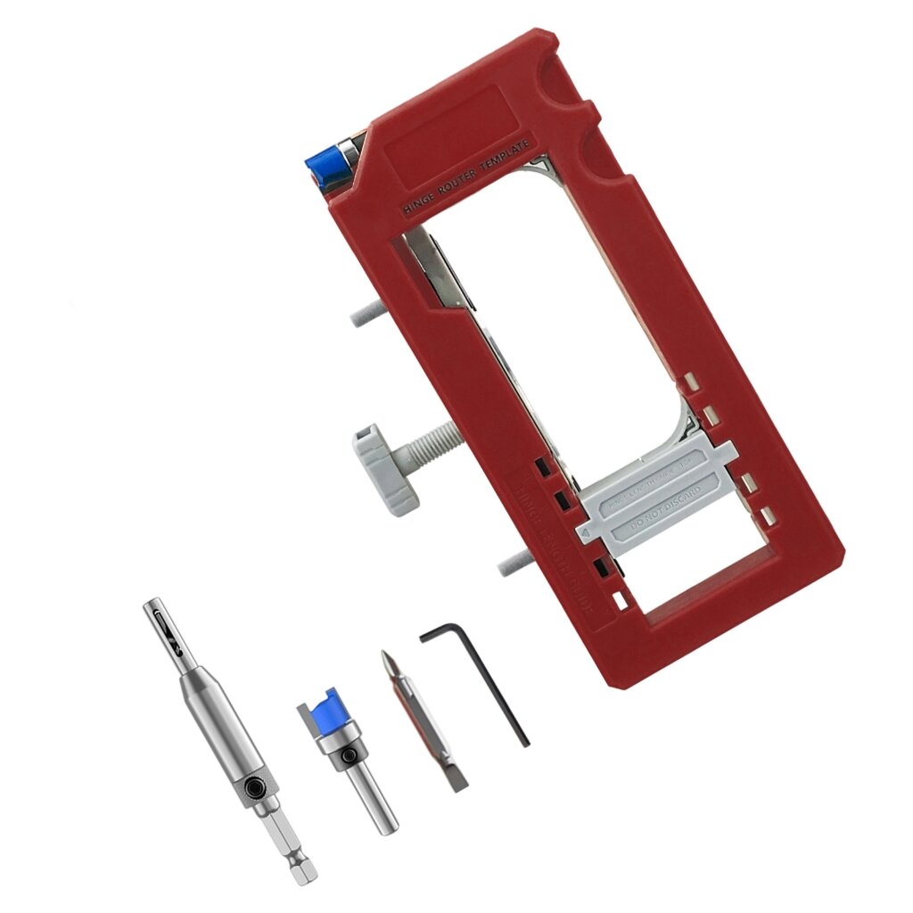 Приспособление для Дверных Петель, Врезное Устройство для Дверных Петель, Шаблон Фрезы для Дверных Петель длиной от 3 ” до 5” Разного Размера