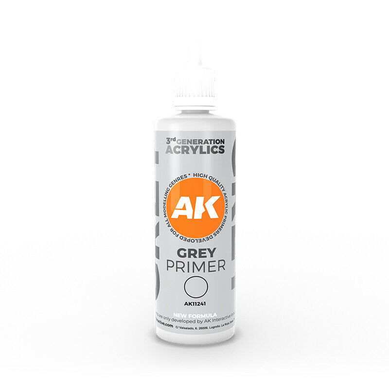 Аксессуар для Warhammer AK Interactive AK Primer Grey AK11241 100 ml