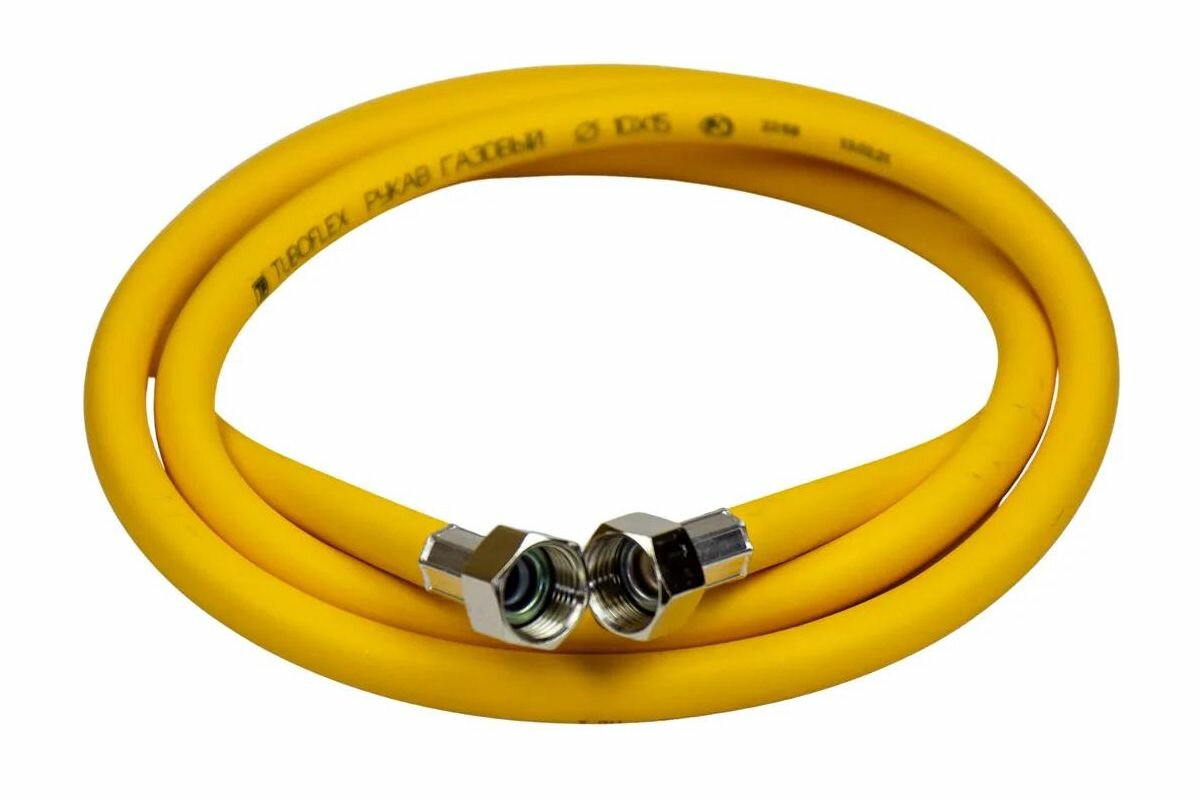 TUBOFLEX Шланг ПВХ 3/4" х 180 см г/г для газовых приборов TF73060У 4620759664832
