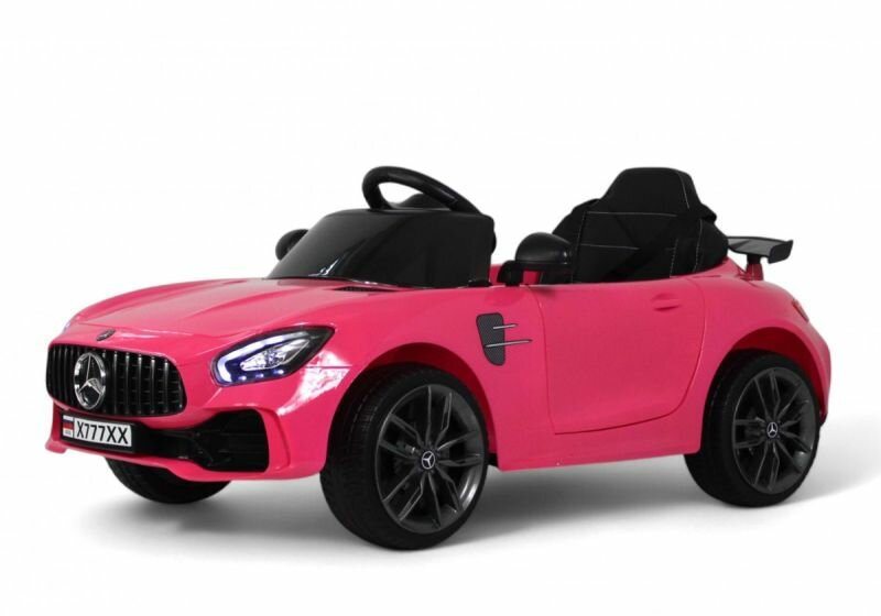 Другие электромобили Rivertoys Детский электромобиль Mercedes-Benz AMG GT X777XX розовый глянец