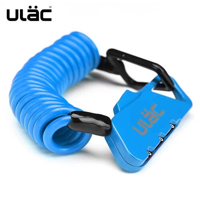 Велосипедный замок ULAC, синий, 1200 мм