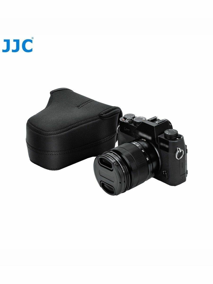 Чехол для камер JJC OC-F2BK, неопреновый, с сенсорной застежкой, черный