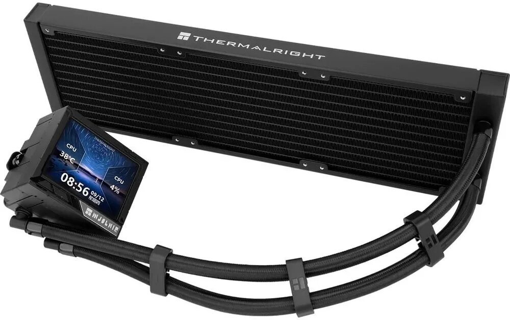Система жидкостного охлаждения Thermalright Mjolnir Vision 360 X Black без вентиляторов в комплекте
