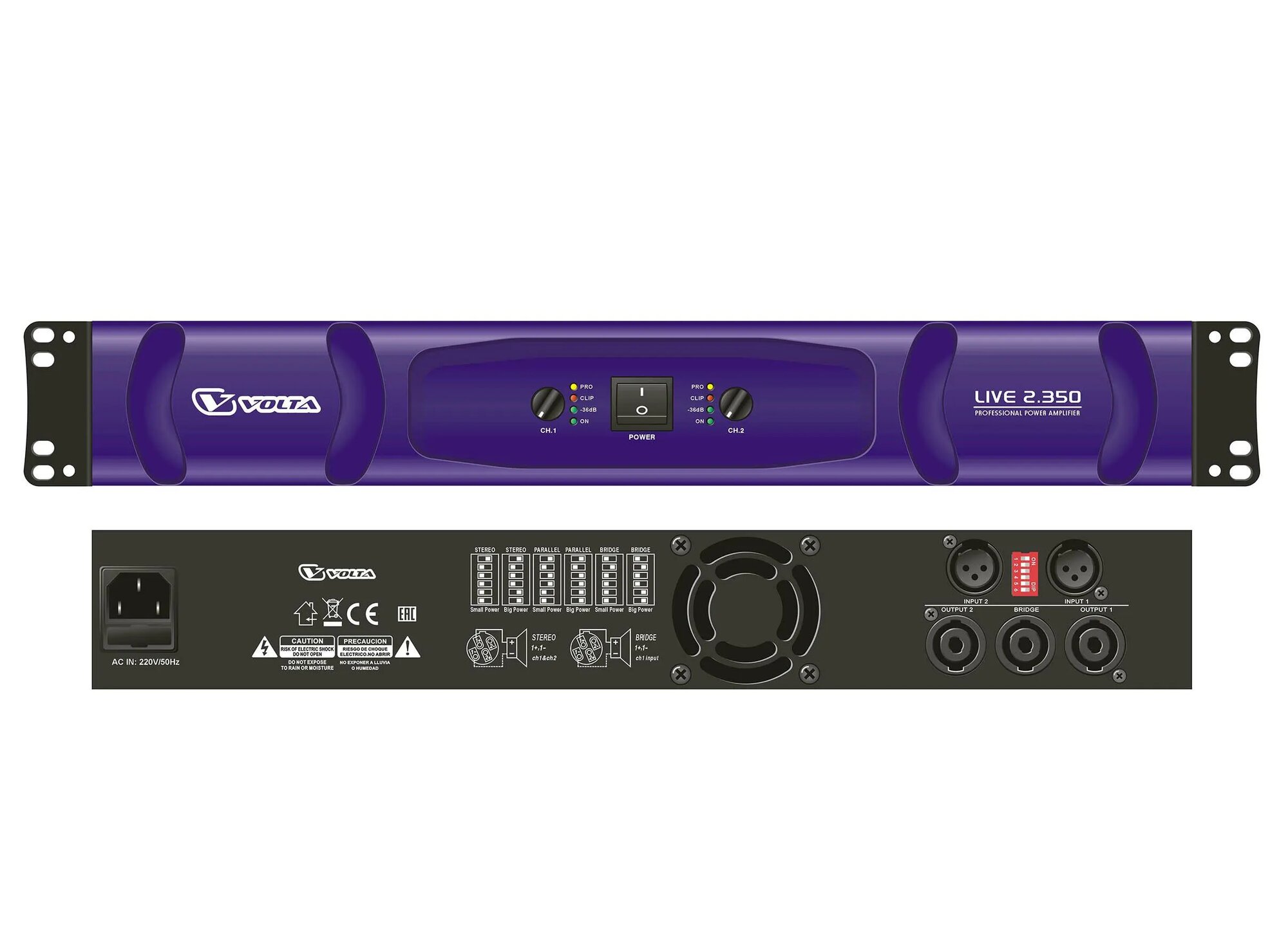 Усилитель мощности Volta LIVE 2.350
