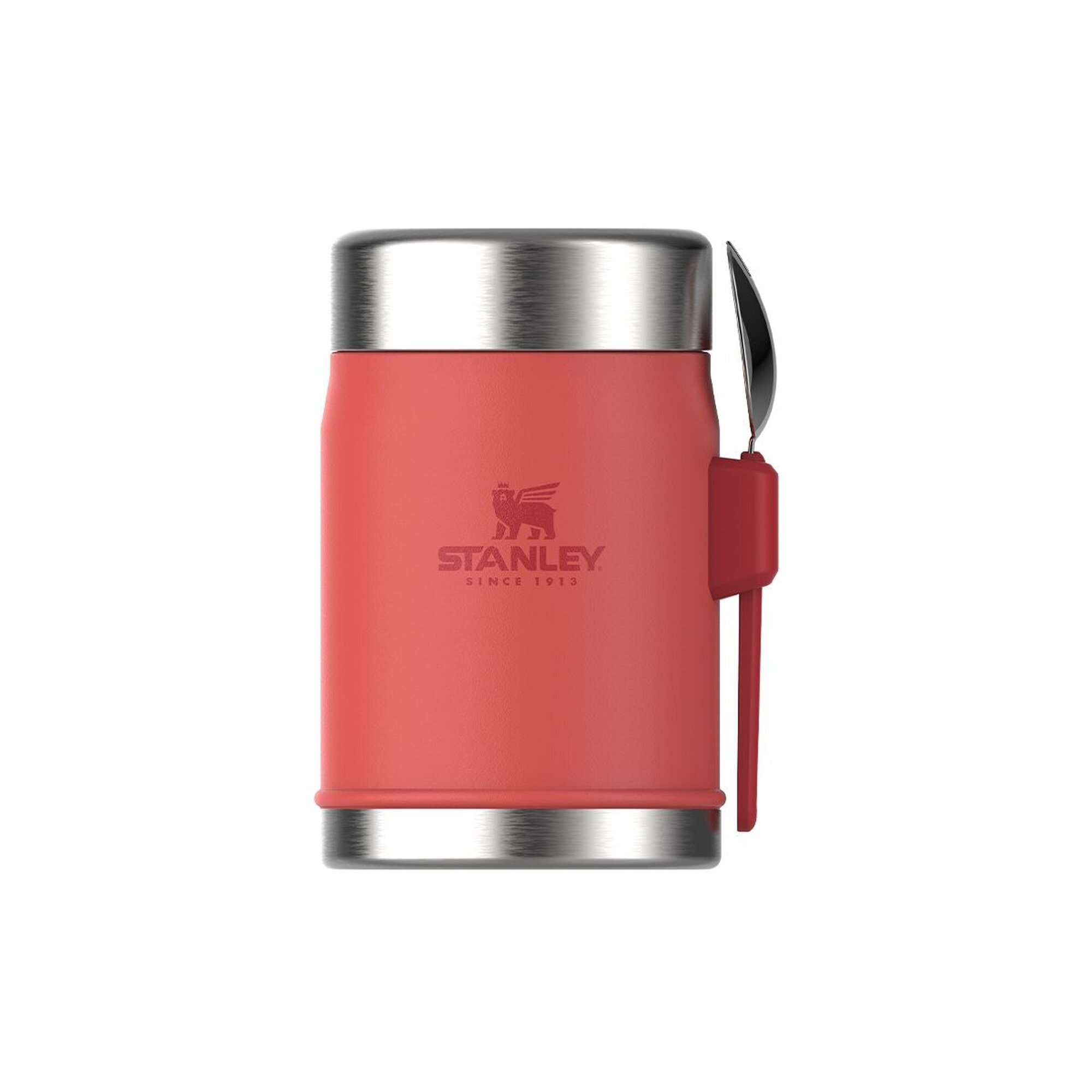 Термос Stanley Classic, нержавеющая сталь, 0,4 л, коралловый