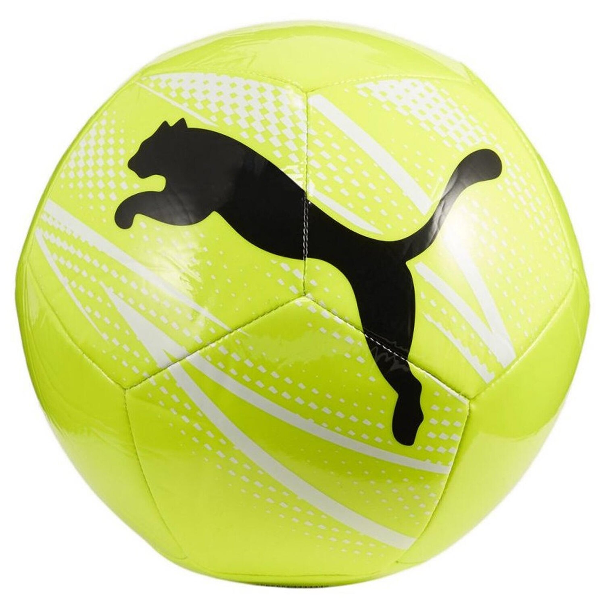 Футбольный мяч Decathlon Attacanto, 4 размер, цвет желтый, с принтом