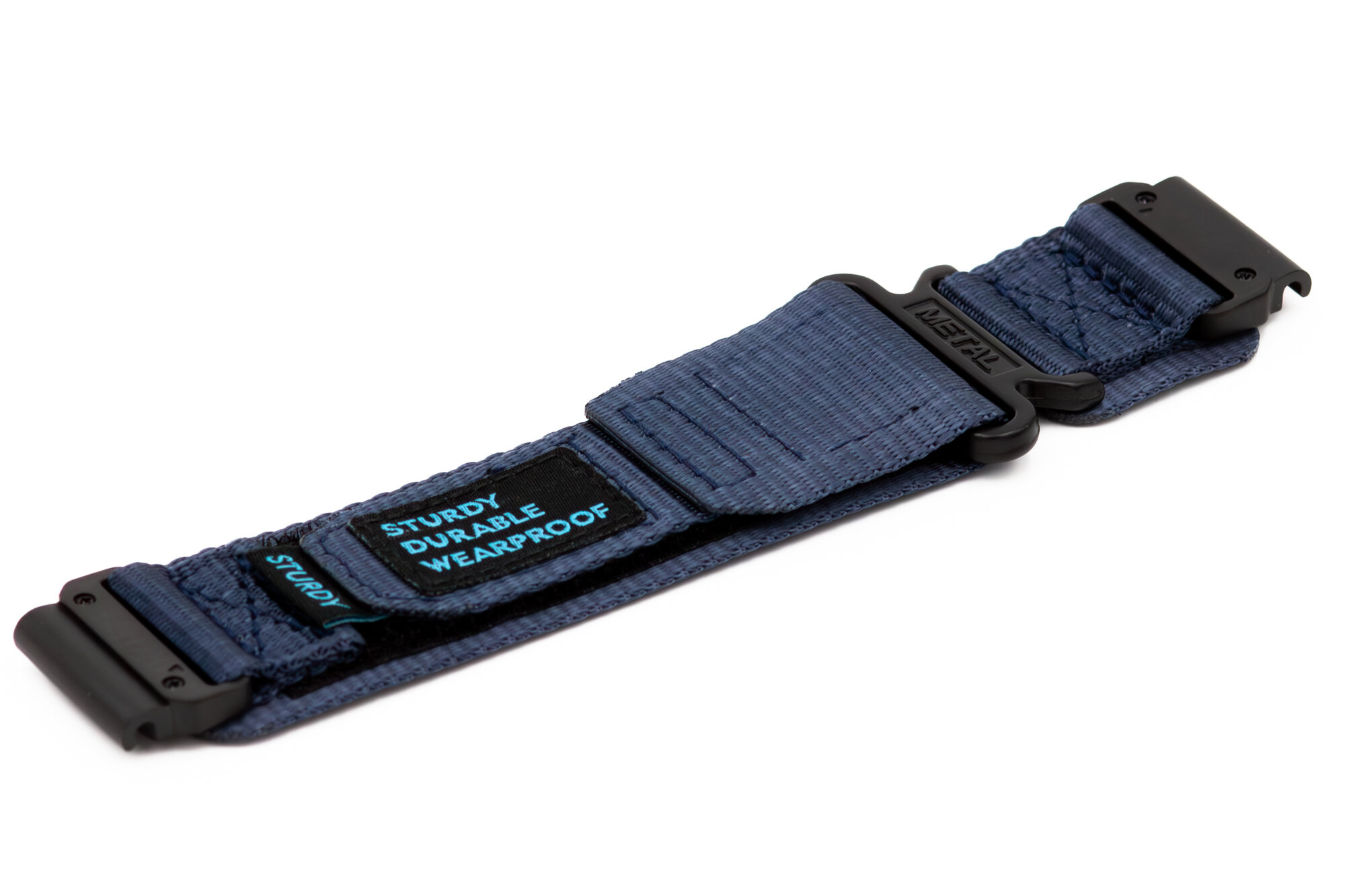 Нейлоновый ремешок для наручных часов Garmin 22 мм синего цвета