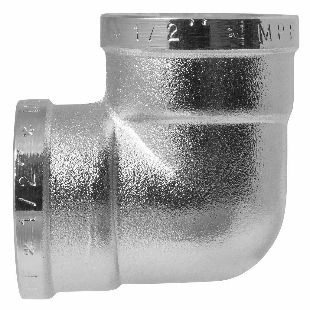 Угольник 1/2" внутренняя резьба/внутренняя резьба MP-У для изменения направления сантехнических линий