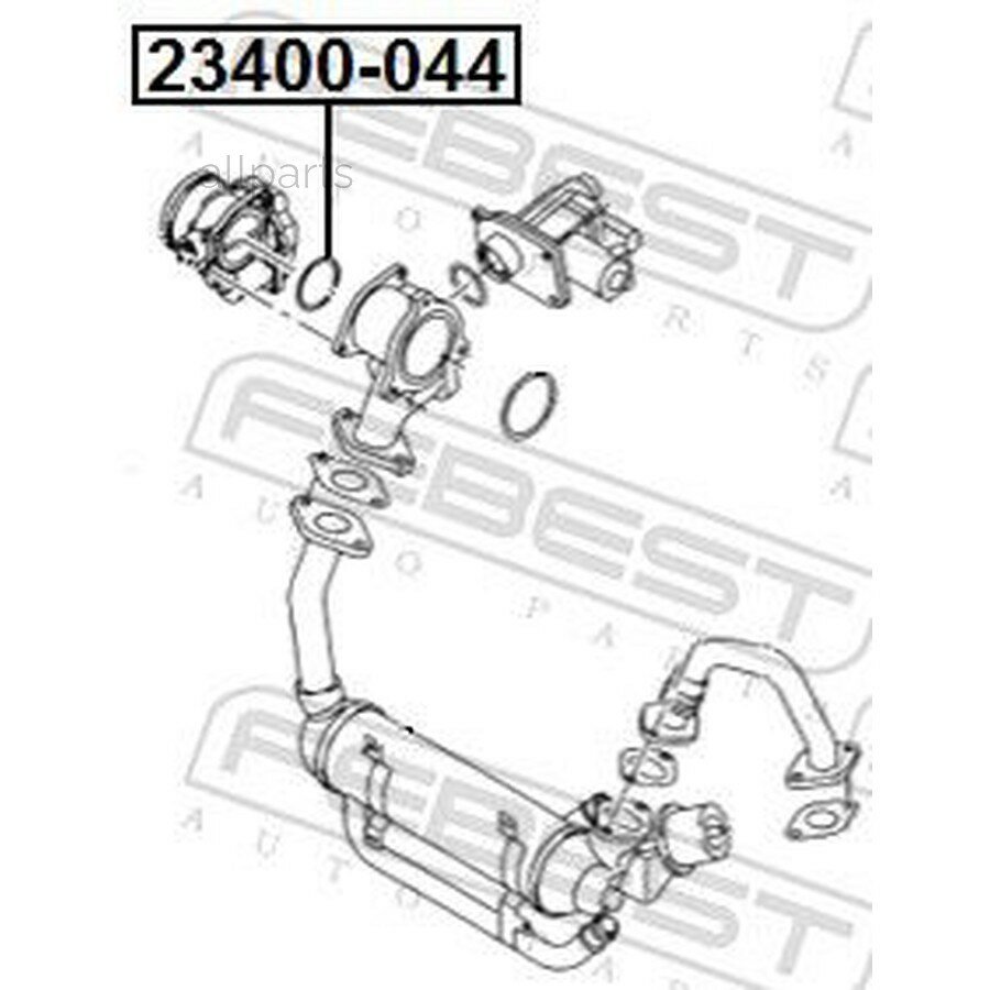 FEBEST 23400-044 кольцо уплотнительное корпуса дроссельной заслонки
