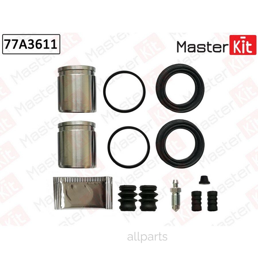 MASTERKIT 77A3611 Рем. ком-кт задн. торм. суппорта 43-mm ( с поршнем)