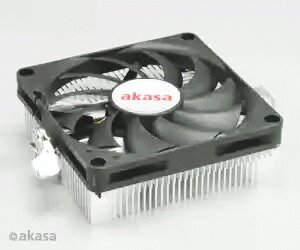 Кулер ЦПУ Akasa Mini-ITX AK-CC1101EP02 для процессоров AMD, алюминий, высота 29мм