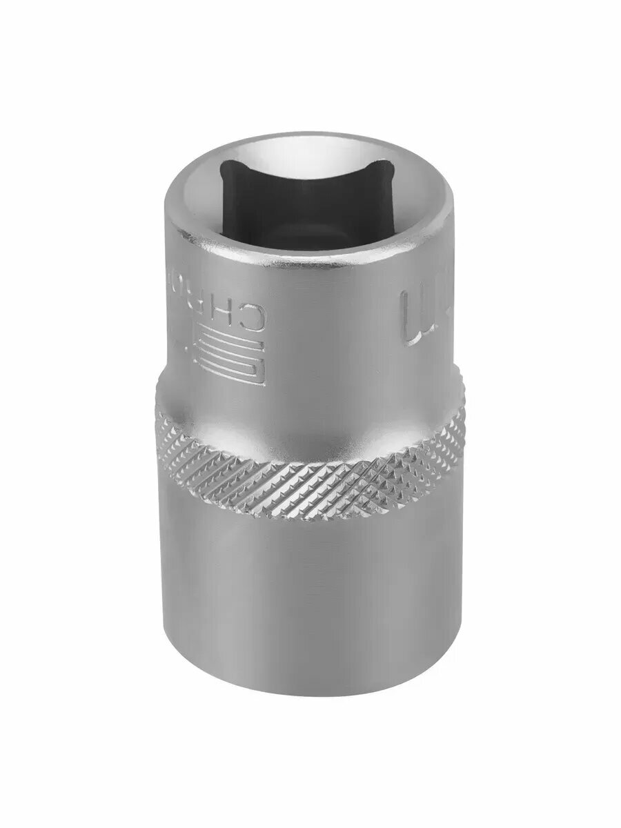 Головка торцевая шестигранная 17 мм, 1/2", CrV, STELS 13828