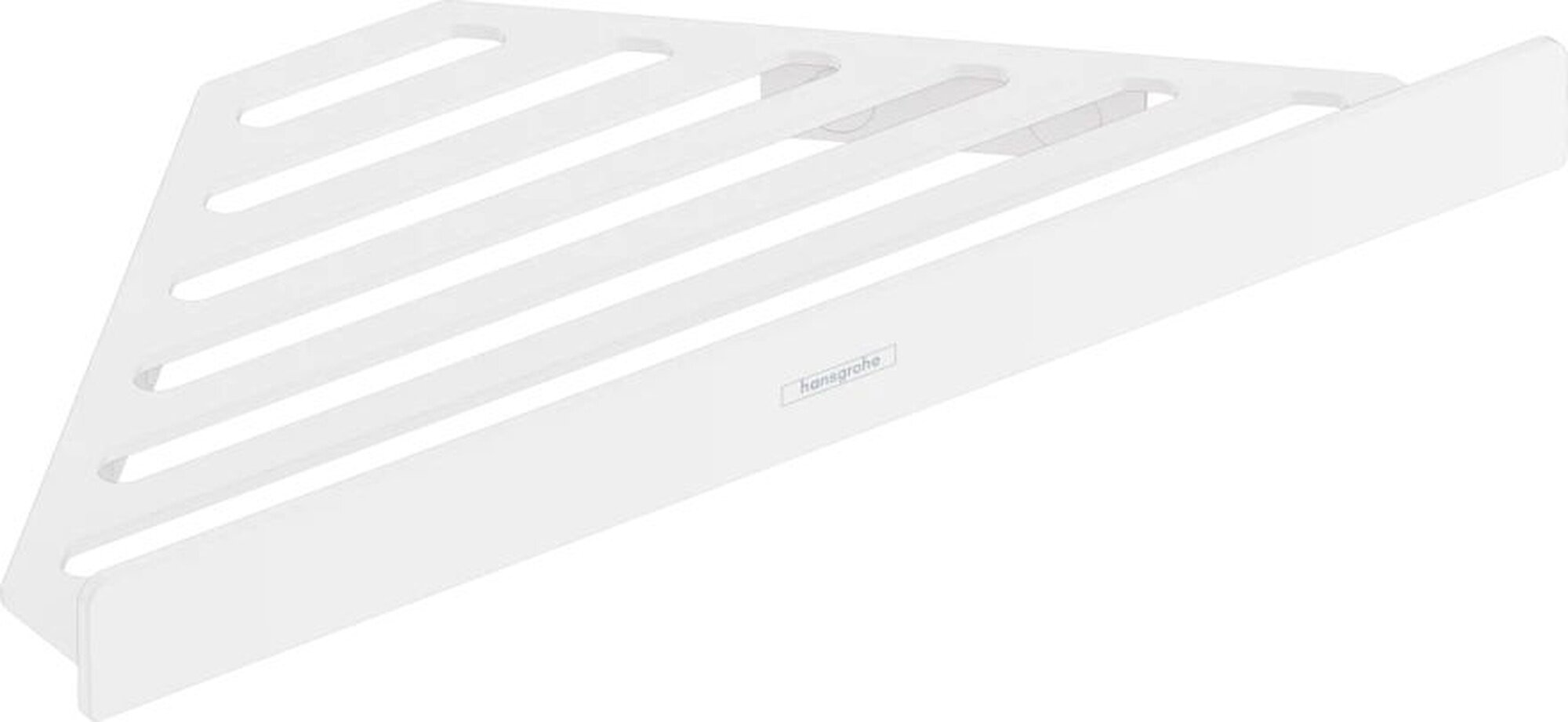 HANSGROHE Угловая мыльница для душа, AddStoris, белая, матовая