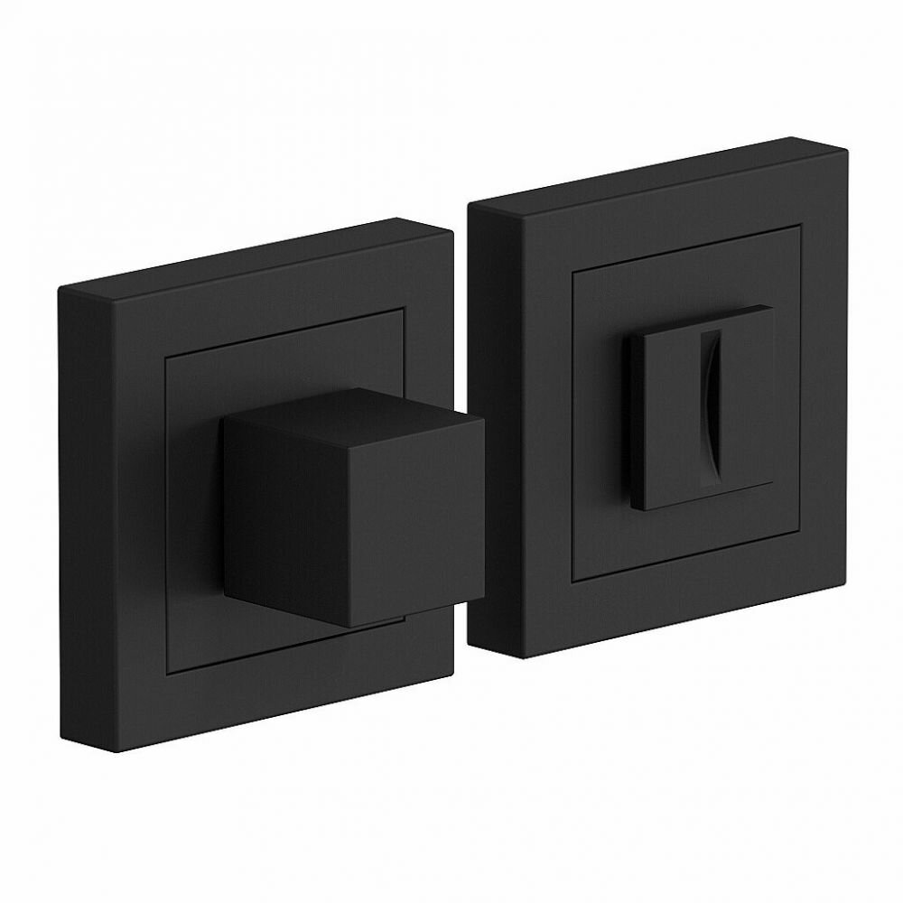 Фиксатор для Межкомнатной Двери Bravo A/Z-2WC SB Матовый Черный, ЦАМ / Браво.