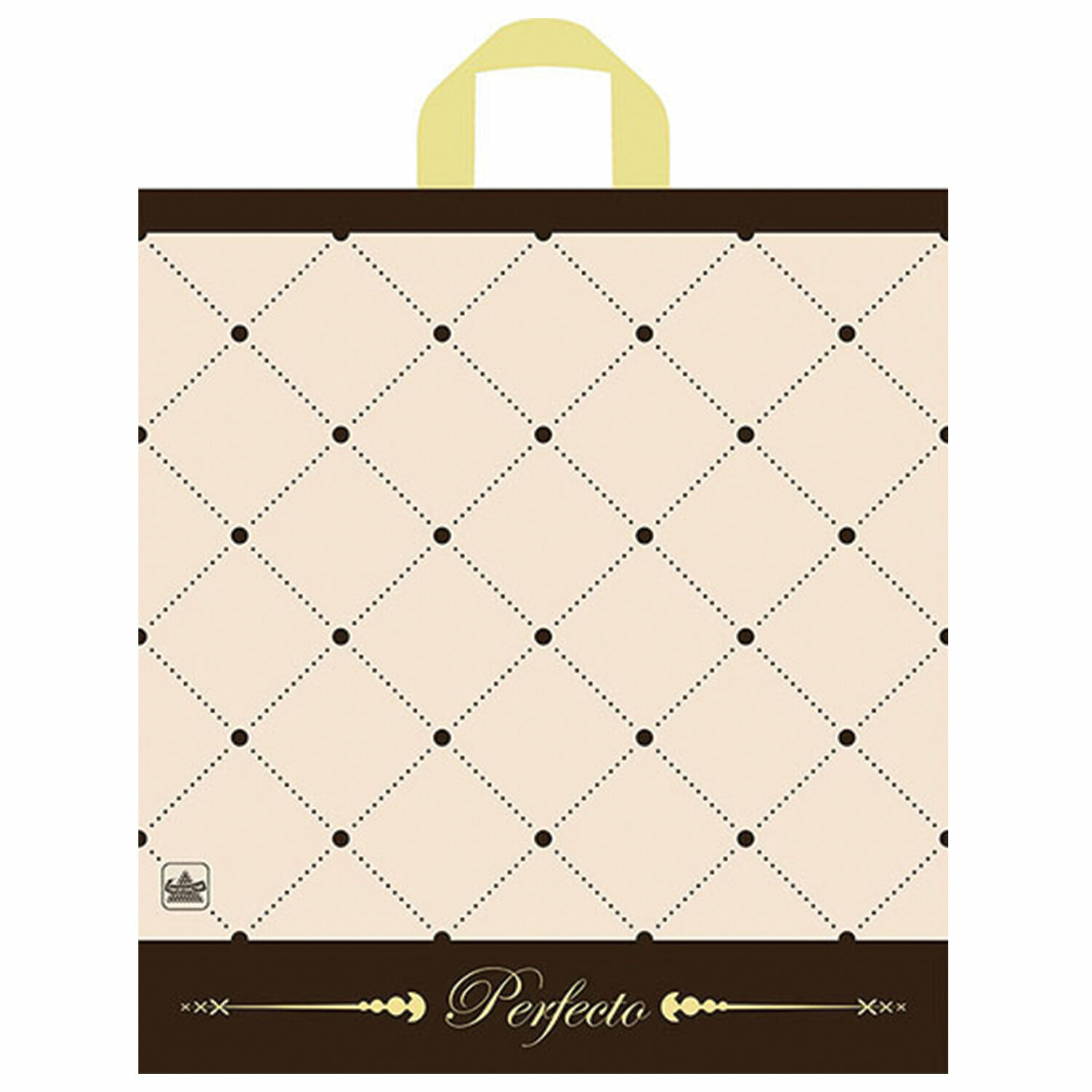 Пакет с петлевой ручкой ПВД, 42х46 см, "Перфекто Шик", 95 мкм, н00112571 (упаковка 25 шт.)