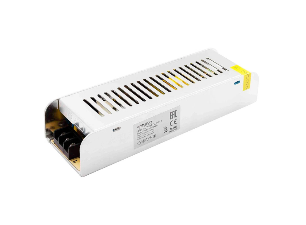 Блок питания для светодиодной ленты Apeyron (03-50) 150 Вт 220 В IP20