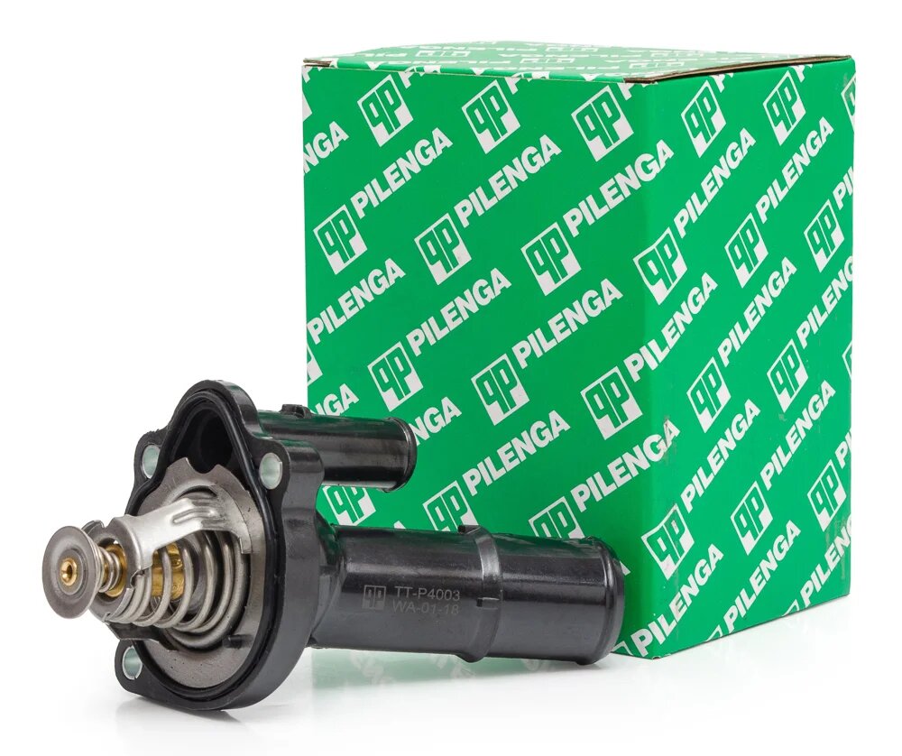 Термостат Форд Фокус 2, Фокус 3, Мондео 4 (1.8-2.0 бензин) с корпусом в сборе, PILENGA 1476110 / 1566316
