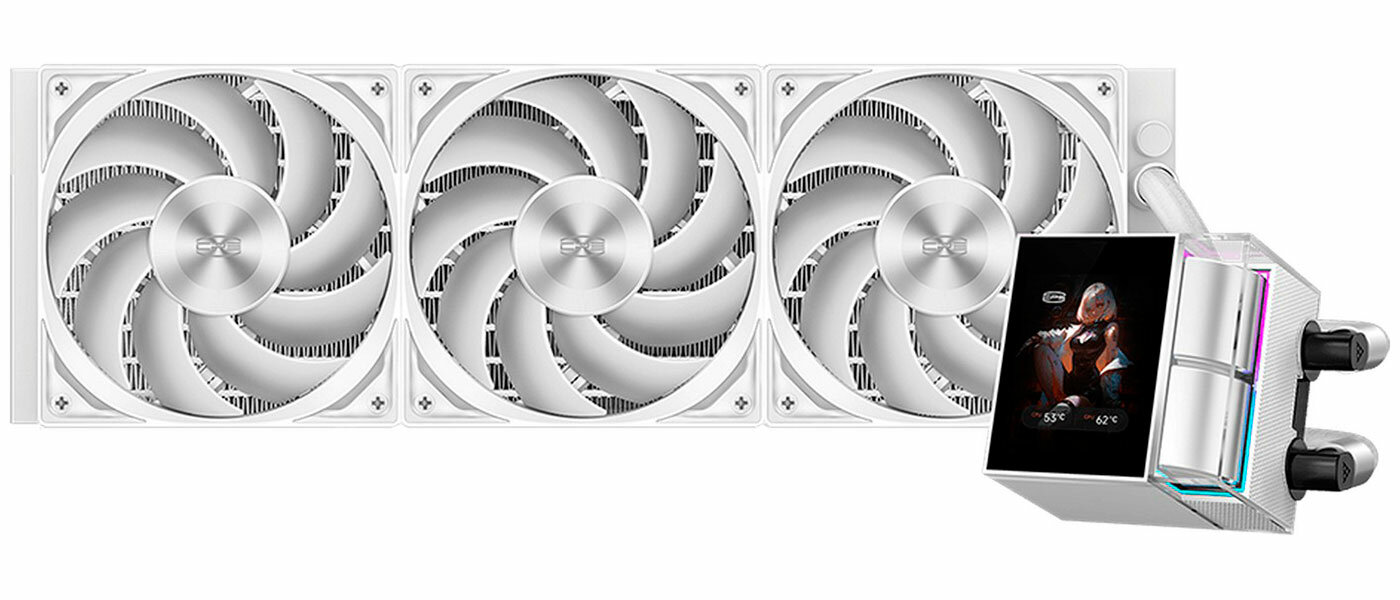 СЖО для процессоров PCCooler DS360 Display WH
