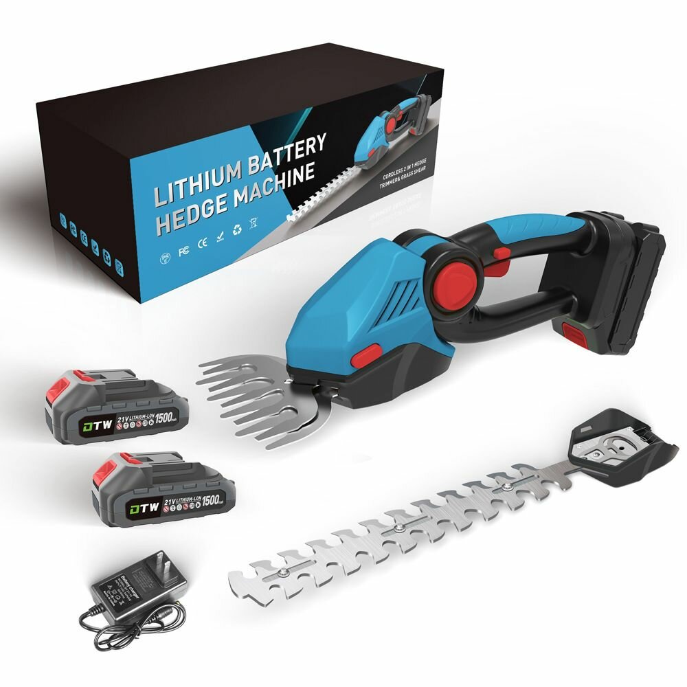 Электрический кусторез 220 мм Мощный и легкий для веток и кустов, быстрая обрезка сада, double insulation