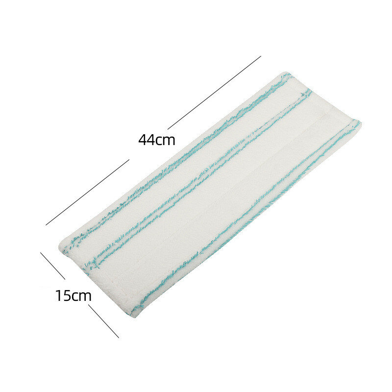 Микрофибровая насадка для швабры многоразовая с впитывающей тканью для домашних и офисных полов зеленый