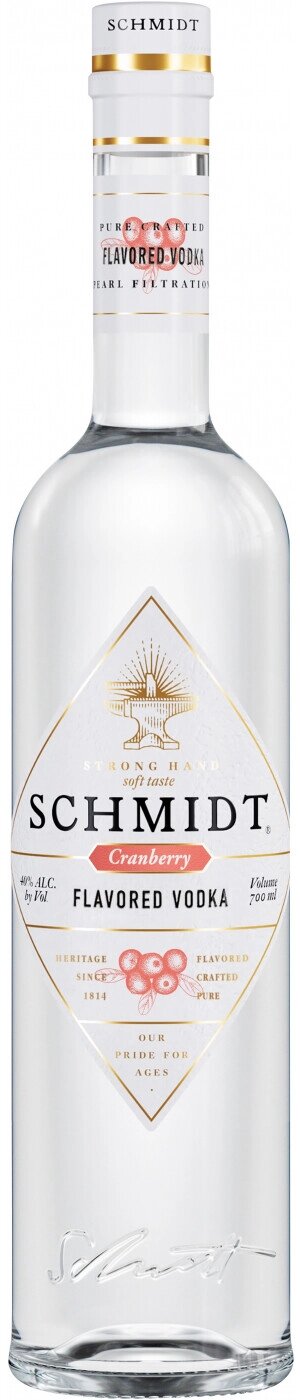 Водка "Schmidt" Cranberry, 0.7 л