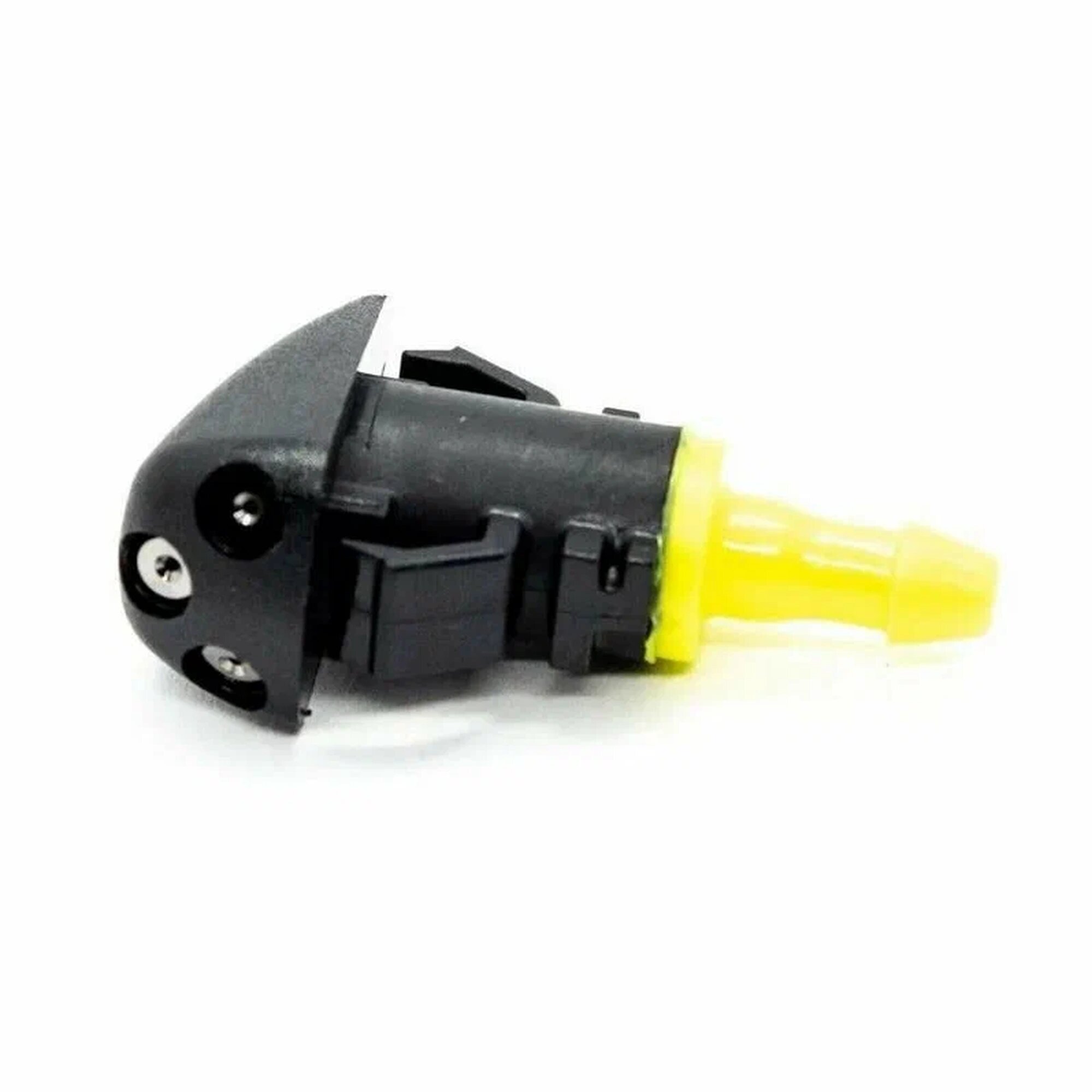 Форсунка стеклоомывателя Hyundai/KIA 986304Y000, для KIA Rio, передняя, черная