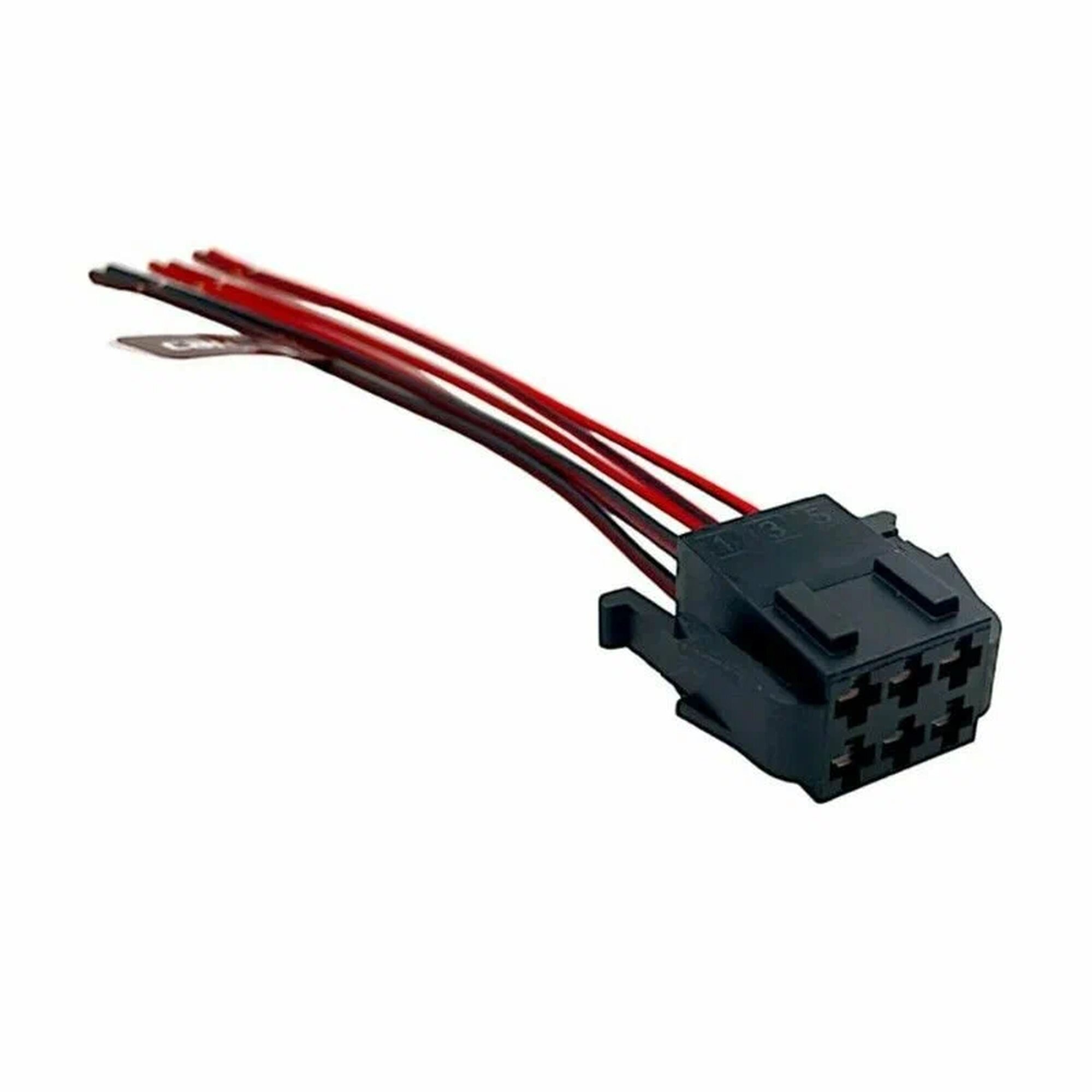 Разъем 19296211 6 контактов к реле задних противотуманных фар, к жгуту задних фар для Lada (ВАЗ), Cargen AX3406